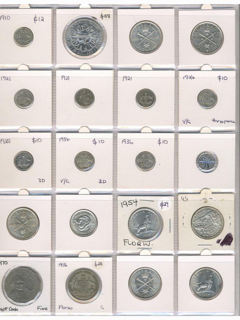 20 Assorted Pre Decimal Currency Coins