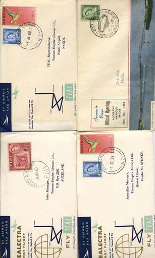 QEII Coronation Airmail and 1960s Flight Covers (12) (#0601) on Oct 23 ...