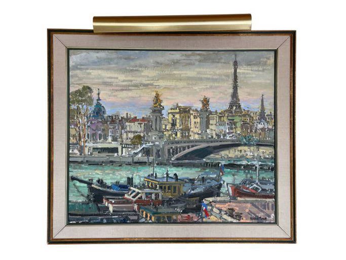 Vincent Farrell, Paris, Oil On Canvas