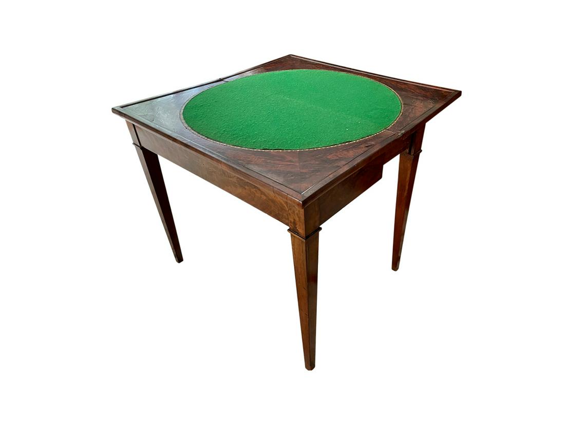 Antique Fold Out Game Table