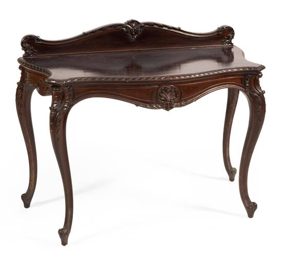 FRENCH-STYLE PIER TABLE In mahogany, with shaped - Apr 02, 2020 ...