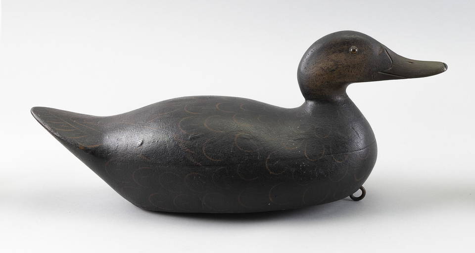 Mason Decoy Factory Premier Grade Black Duck Decoy