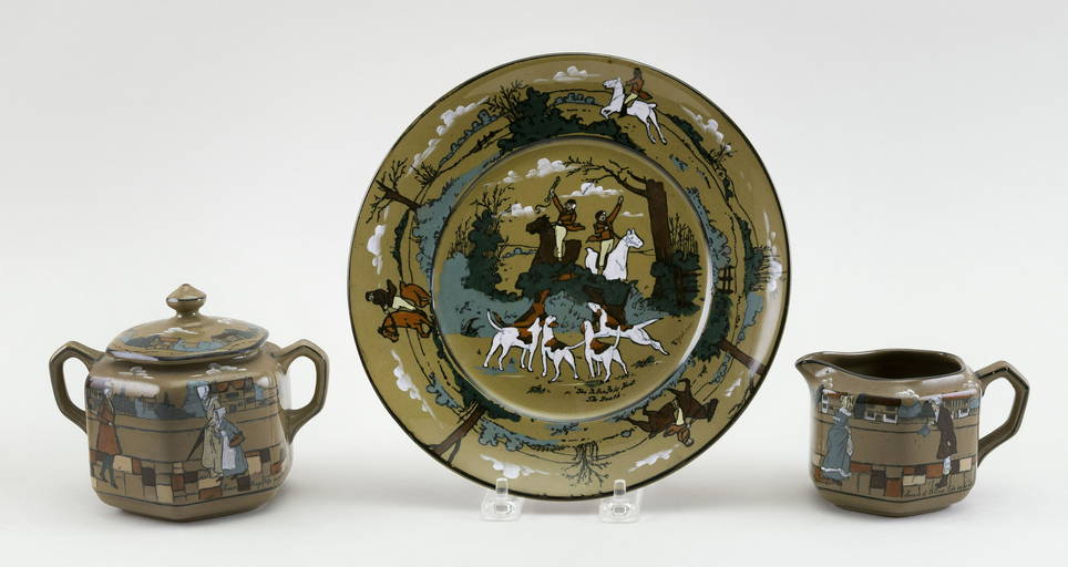 THREE PIECES OF BUFFALO POTTERY "DELDARE WARE" Early - Sep 09, 2021 ...