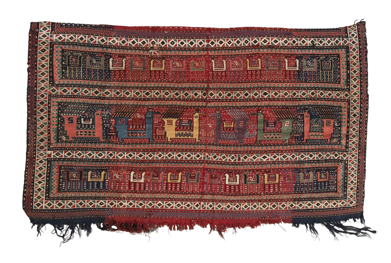 SOUMAC MAFRASH PANEL: 3’1” X 5’ - Nov 19, 2021 | Eldred's in MA