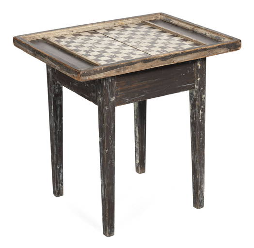 CHECKERBOARD TABLE 19th Century - Jan 20, 2022 | Eldred's in MA