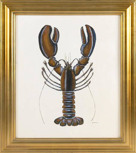 GEORGE MACHON (Cape Cod, Massachusetts, Contemporary), "Lobster - Cape ...