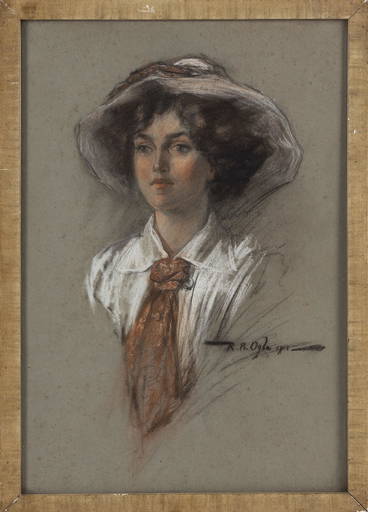 RICHARD BERTRAM OGLE (United Kingdom, 1889-1976), Bust of a woman ...