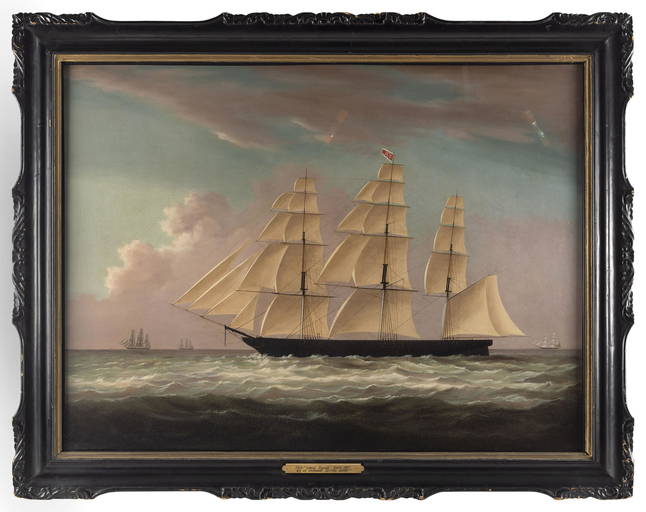 Chinese School (circa 1847,), China Trade Portrait Of The Clipper Ship ...