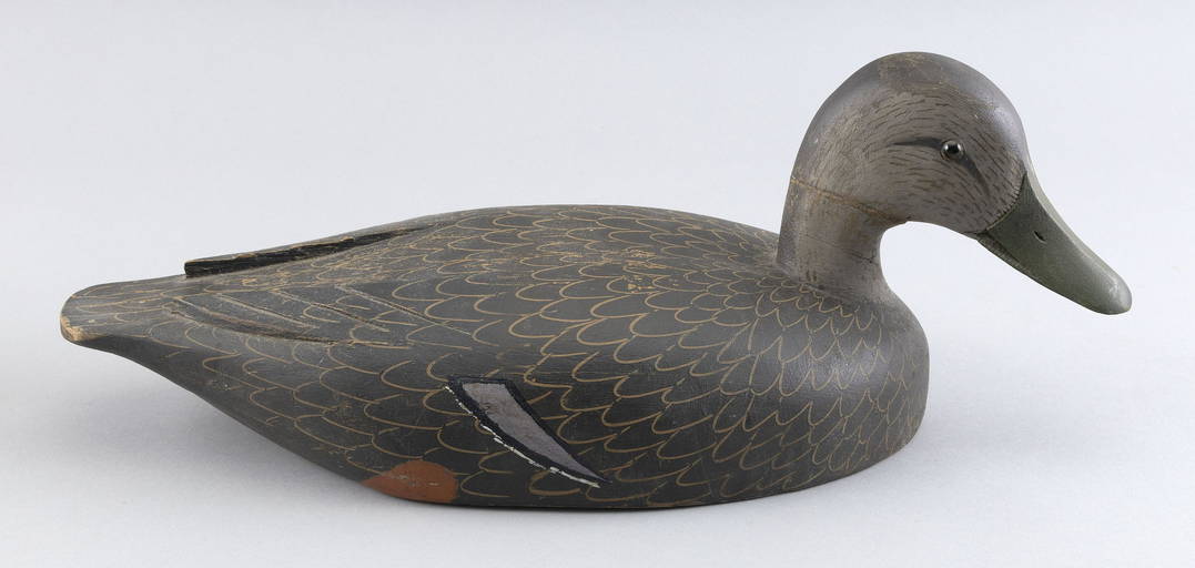 Davey Nichol Black Duck Decoy Smith Falls, Ontario, 20th Century Length ...