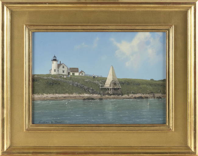 WILLIAM R. DAVIS (Massachusetts, b. 1952), "Tarpaulin Cove Gong ...