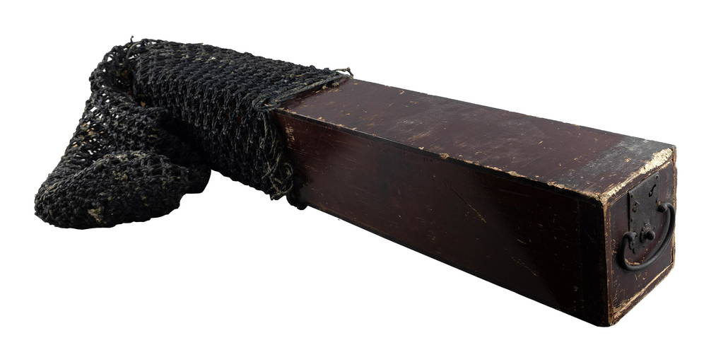 JAPANESE SWORD TANSU Meiji Period Height 7”. Length 44”. Width 6 ...