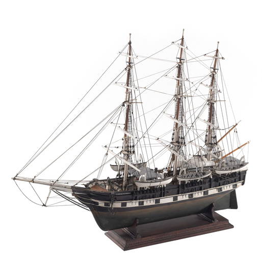 Model Of The Whaleship "charles W. Morgan" First Half Of The 20th ...