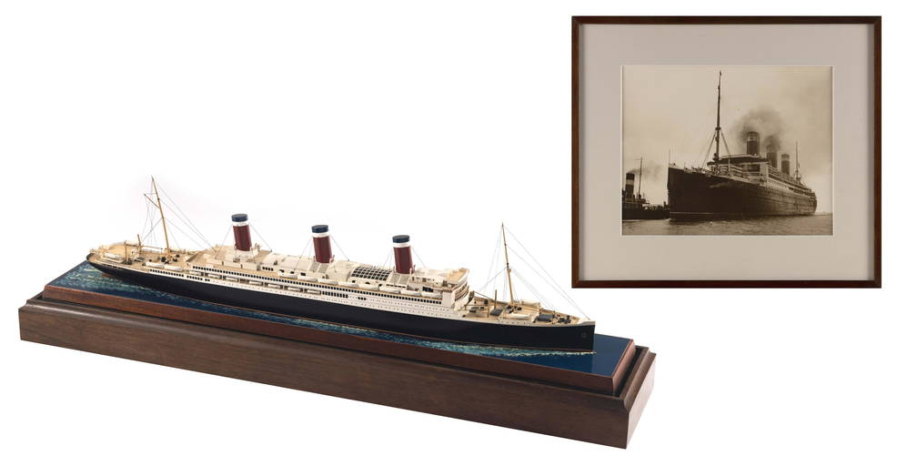 Art Model Studios Waterline Presentation Model Of The S.s. "leviathan ...