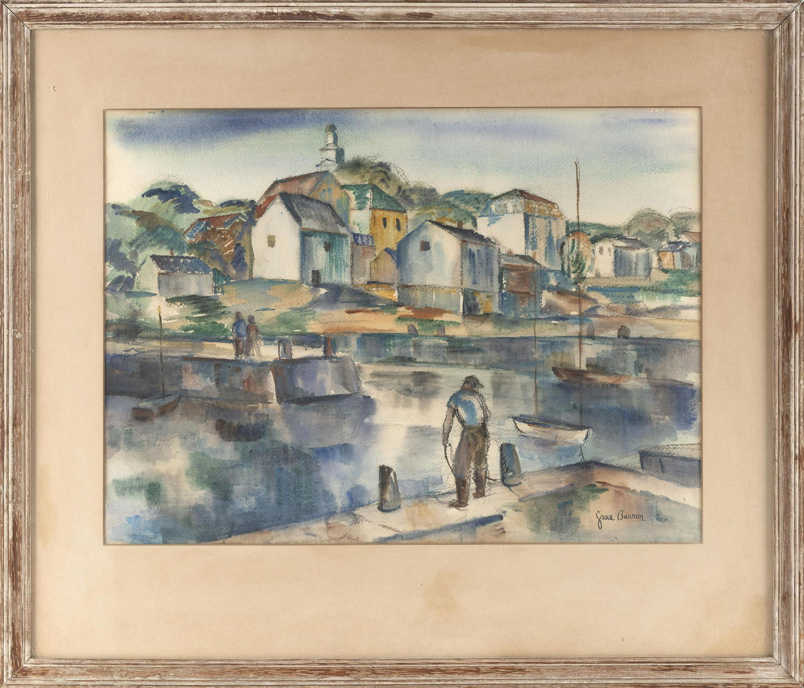 GRACE ALLISON BARRON (New York/Massachusetts, 1899-1987), "Stonington ...