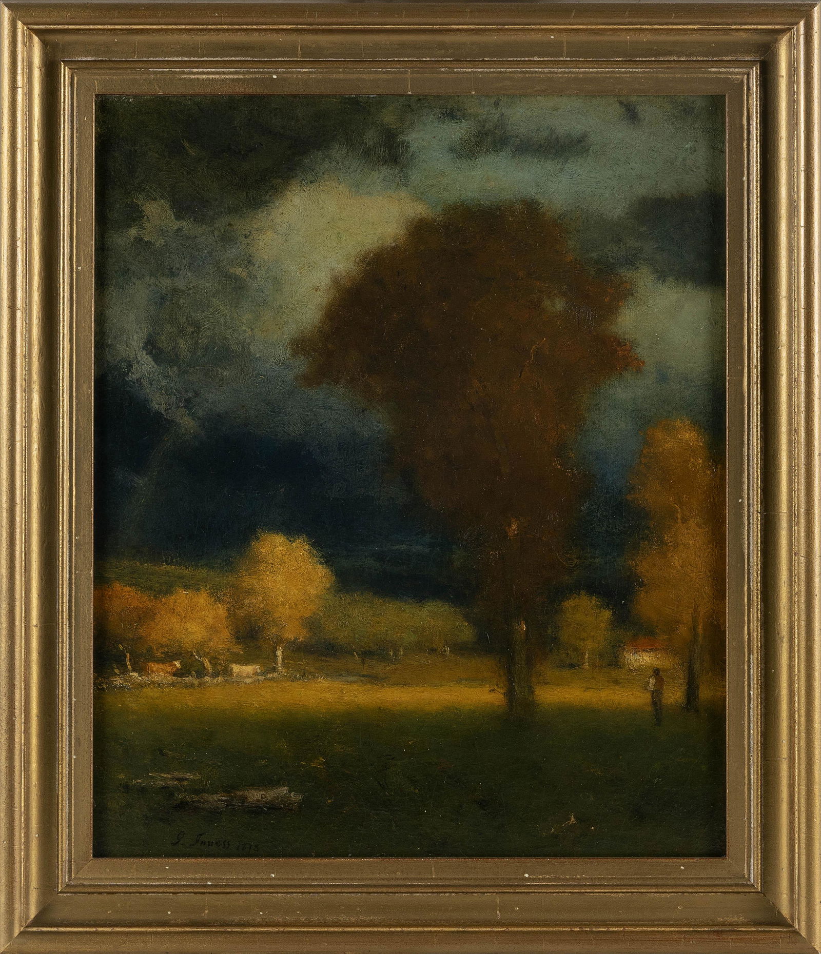 George Inness (new York/massachusetts/scotland, 1825-1894), Fall ...