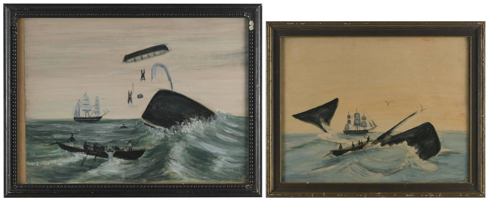 Walter Parkes (america, Late 19th/early 20th Century), Two Primitive ...