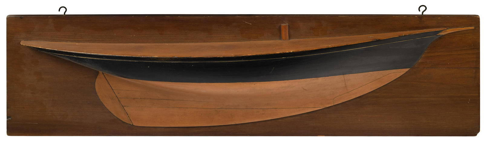 Mounted Builder's Half Hull Model Of A Sloop First Quarter Of The 20th ...