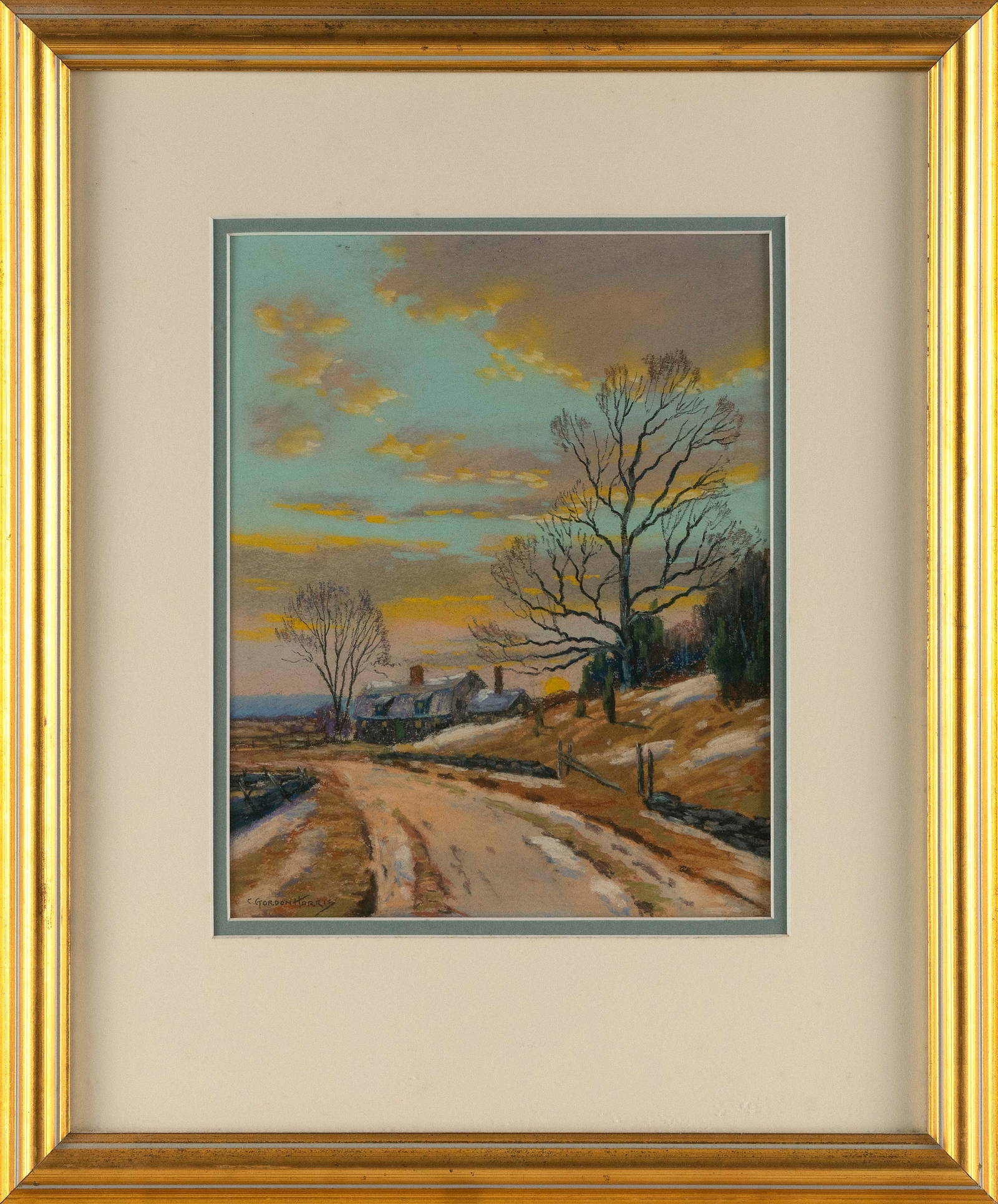 Charles Gordon Harris (rhode Island, 1891-1963), House In A Late Winter ...