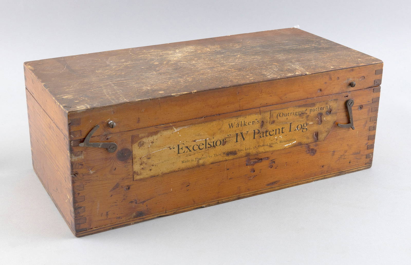 Excelsior Iv Patent Log By Walker Britain, Circa 1950 Box Height 5.5 ...