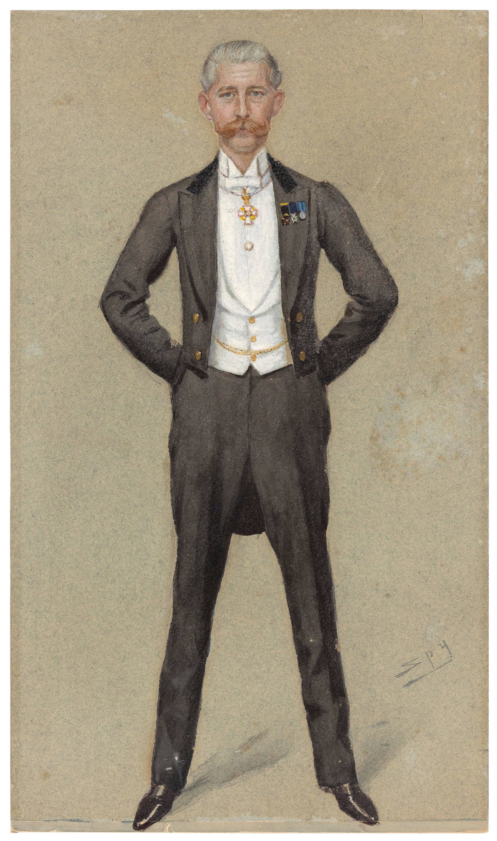 Sir Leslie Ward (england, 1851-1922), Ìcaptain George Lindsay Holfordî ...