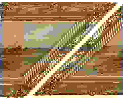 Robert Macgregor (united Kingdom, 1848-1922), Salt Haying At The Shore., Oil On Canvas, 10” X ...