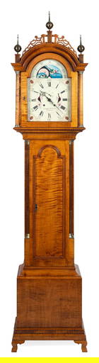 D.r. Dimes Chippendale Style Tall Case Clock New Hampshire, 20th ...