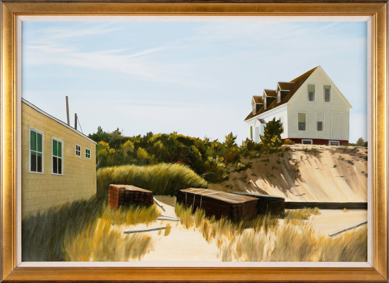 John Dowd (massachusetts, 1960-), Houses On Shank Painter Road ...