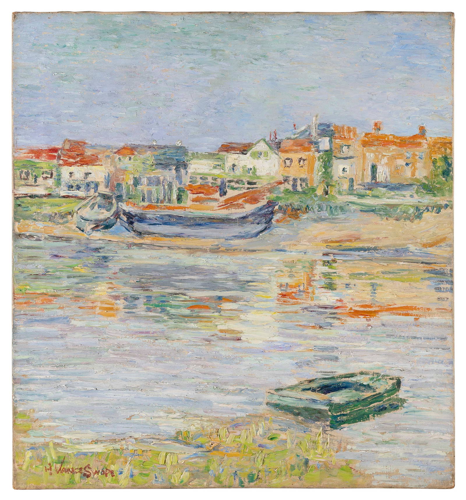 Harry Vance Swope (indiana/new York/france, 1879-1926), Seaside Village ...