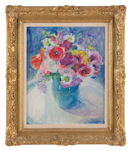 William Malherbe (vermont/france, 1884 1951), Floral Still Life., Oil ...