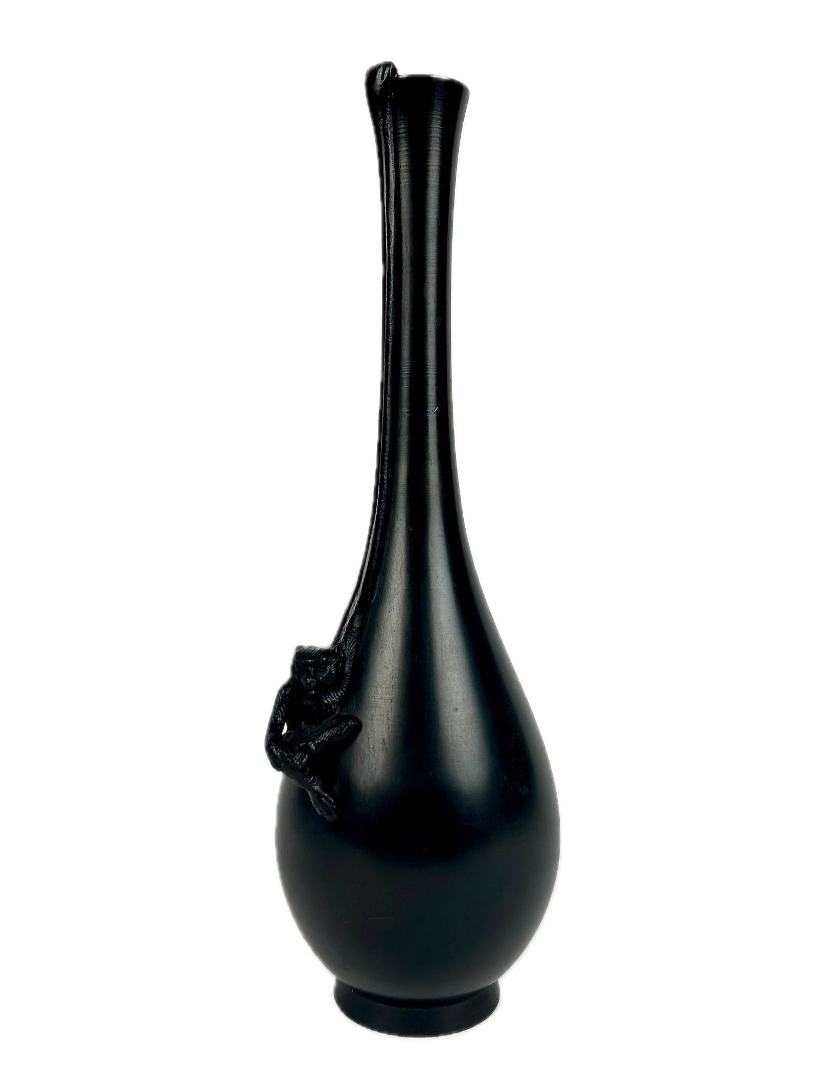 Chinese Bronze Bottleneck Vase Early 20th Century Height 10.5". Auction