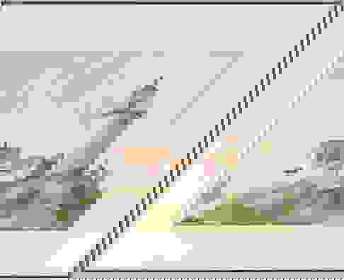 Fred Wiley (connecticut/maine, 1916-2010), "on Lighthouse Hill ...