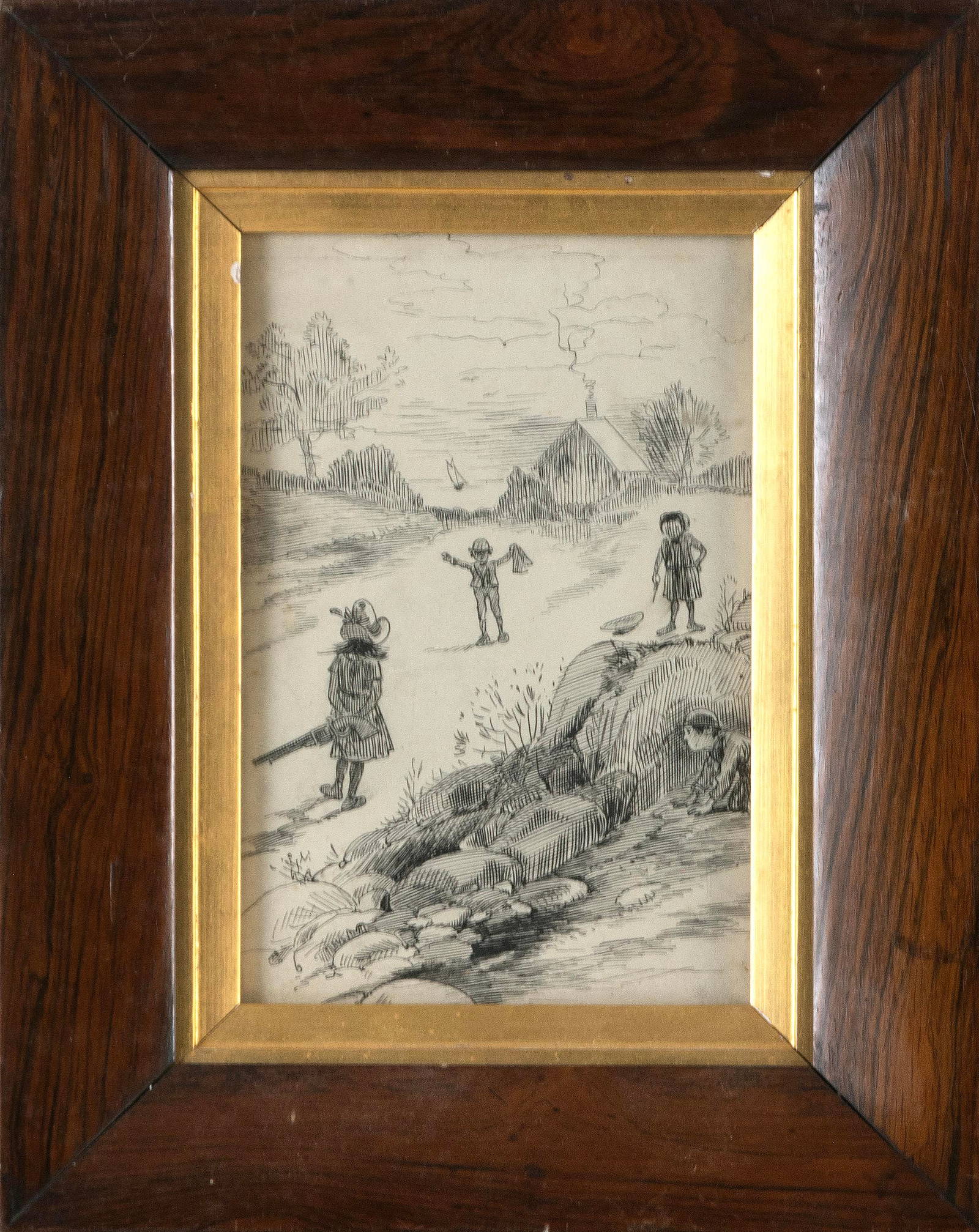 Michael Angelo Woolf (america, 1837-1899) Circa 1895 Pen And Ink On ...