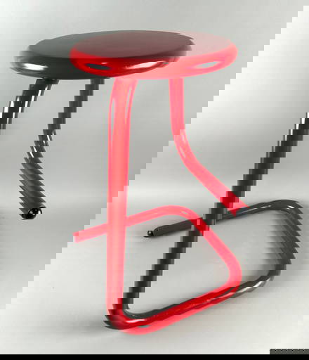 Kinetics Furniture K700 "paperclip" Stool Canada, 1970s Height 24.5 ...