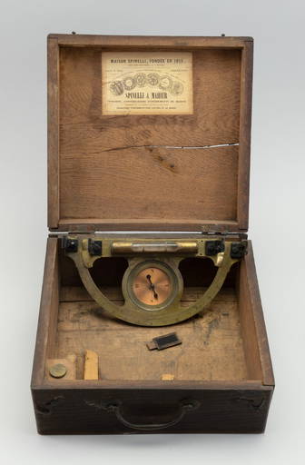 Spinelli & Mahier Cased Brass Semicircumferentor Le Havre, France ...