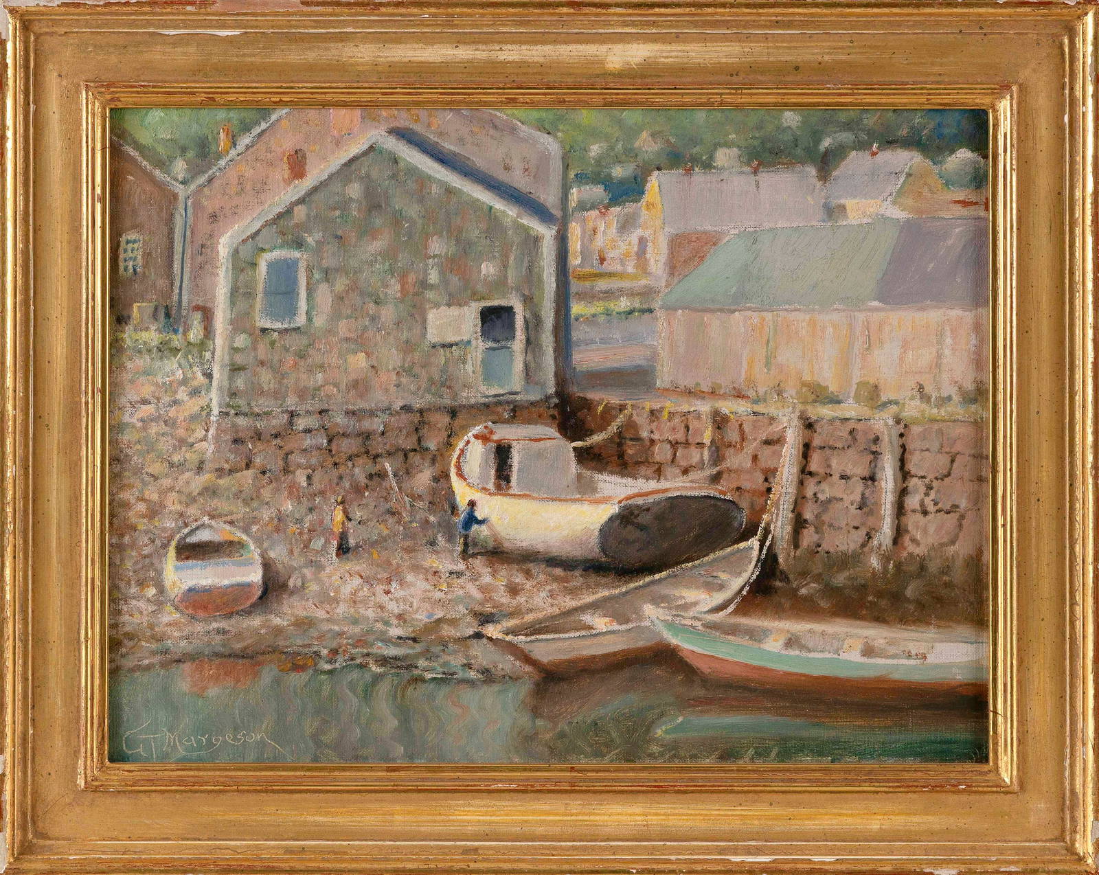 Gilbert Tucker Margeson (massachusetts/nova Scotia, 1852-1949), Fishing ...