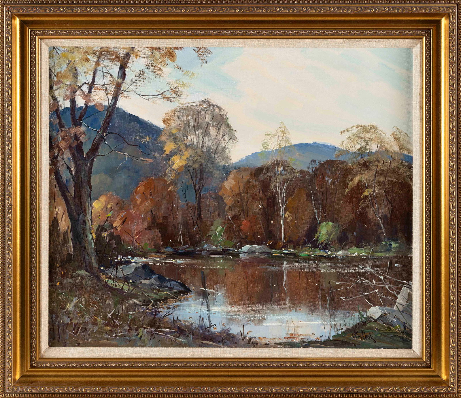 Otis Pierce Cook, Jr. (massachusetts, 1900-1980), "battenkill River ...