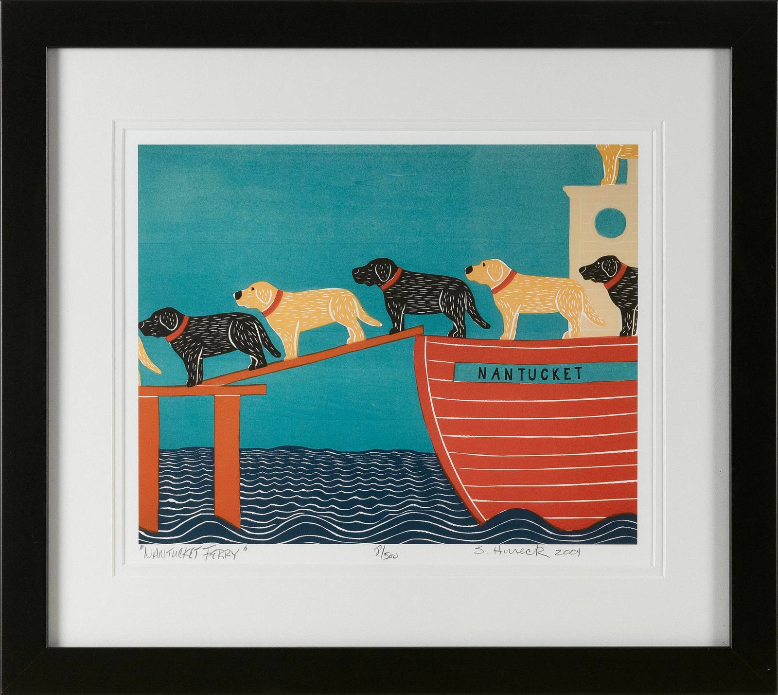 Stephen Huneck (vermont/new Hampshire/ohio, 1948-2010), "nantucket ...