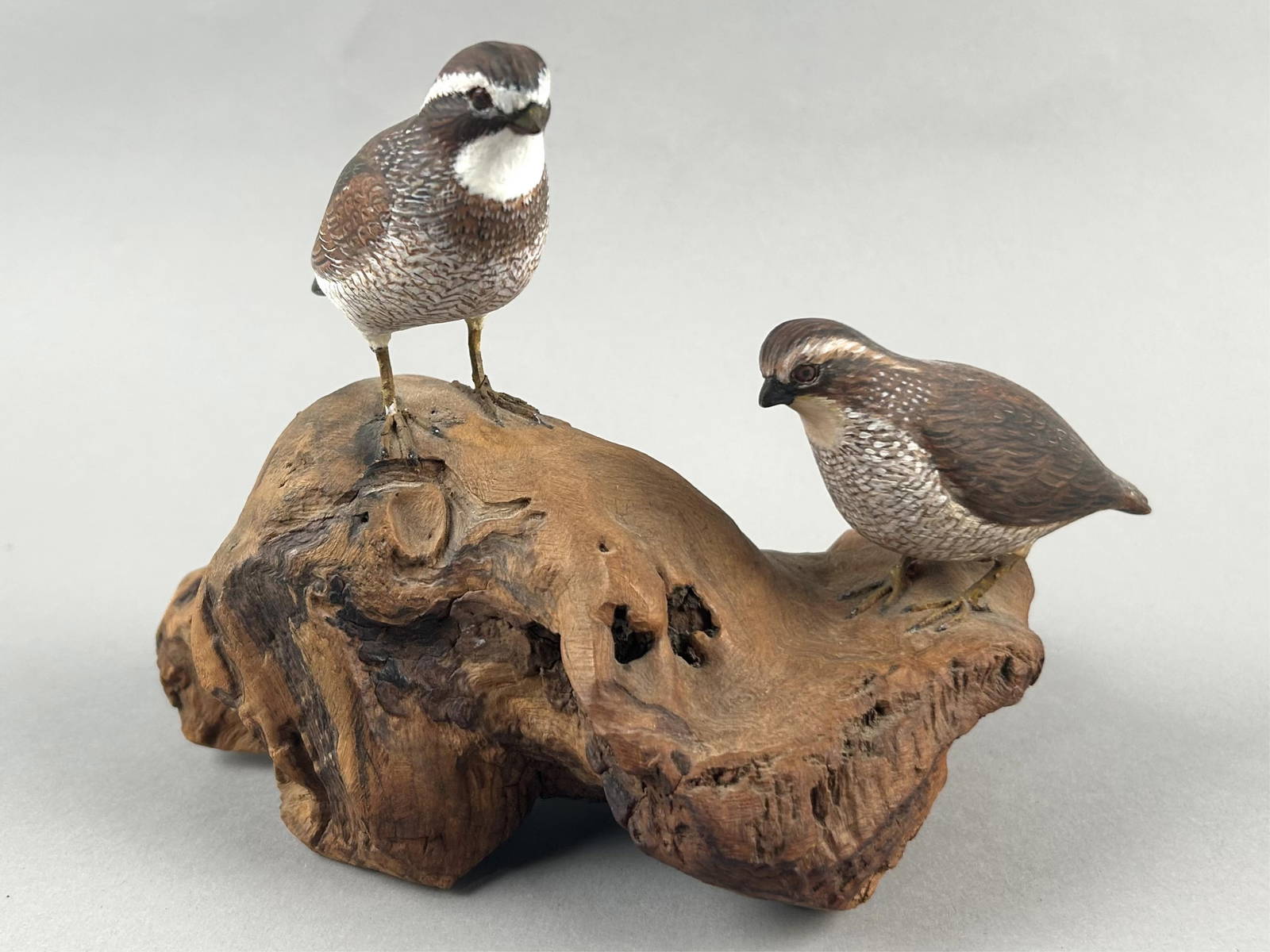 Pair Of Miniature Bobwhite Quail By The Rubolinos Brockton ...