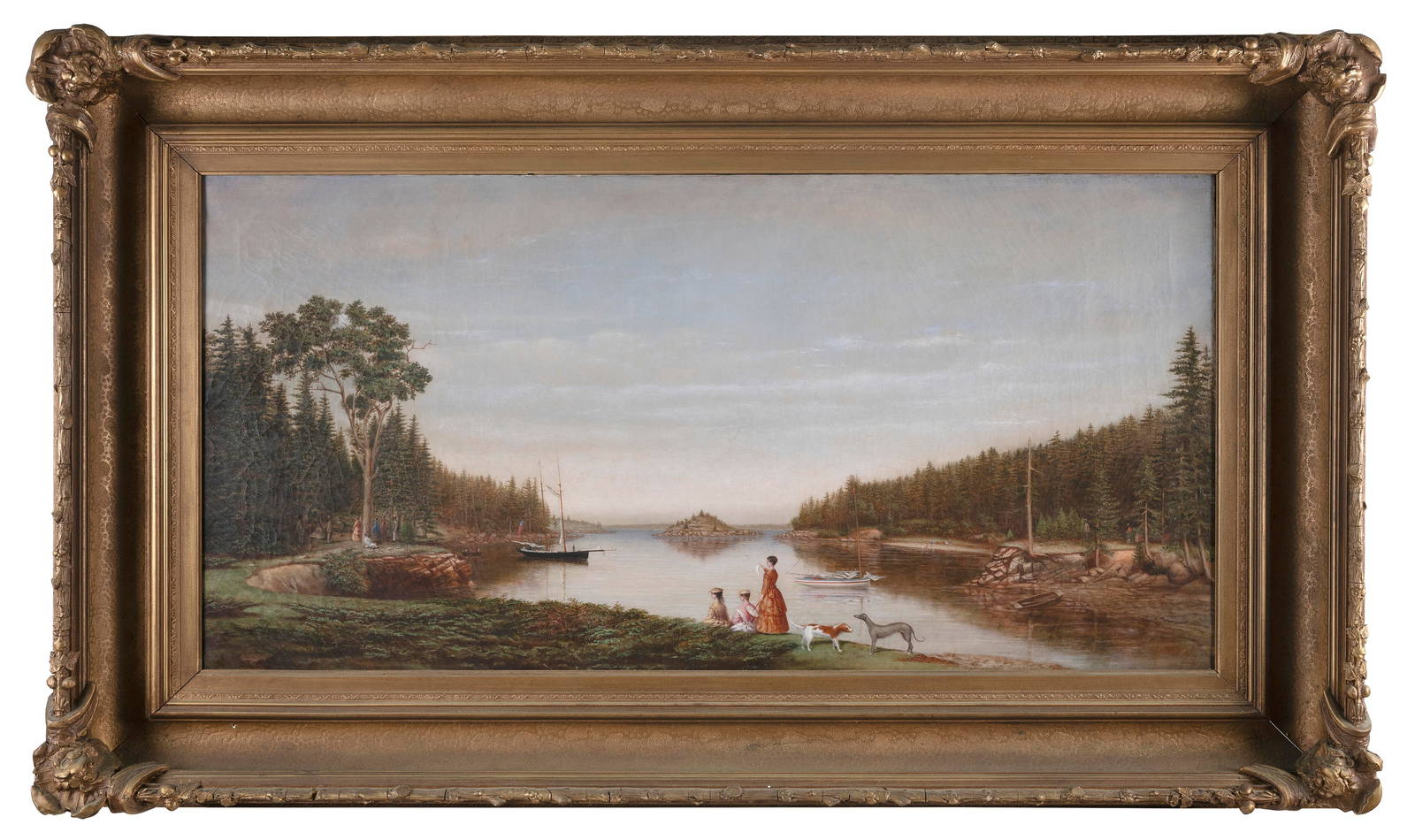 John Greenleaf Cloudman (maine/california, 1813-1892), "diamond Cove ...