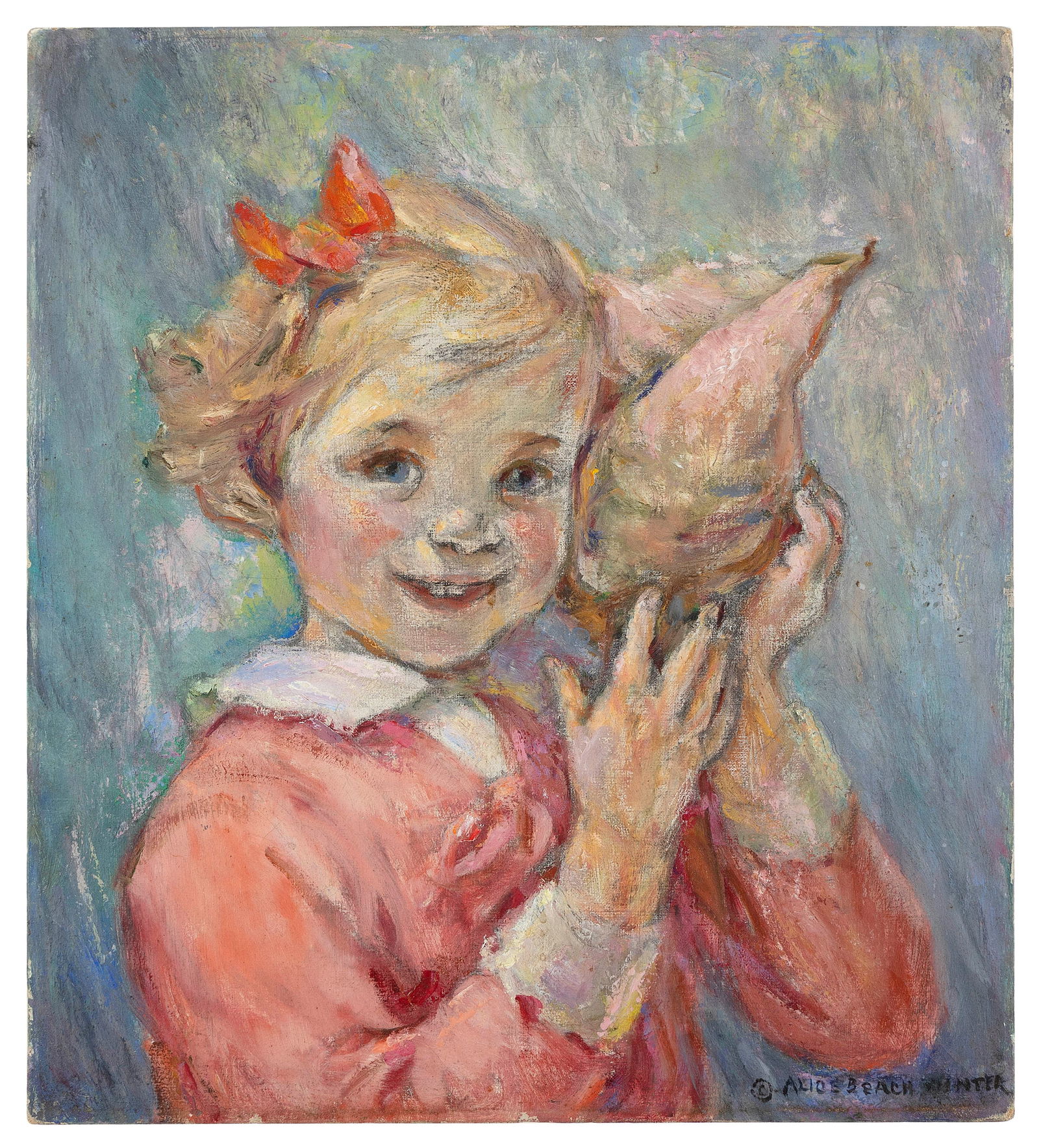 Alice Mary (beach) Winter (massachusetts/california, 1877-1970), Girl ...