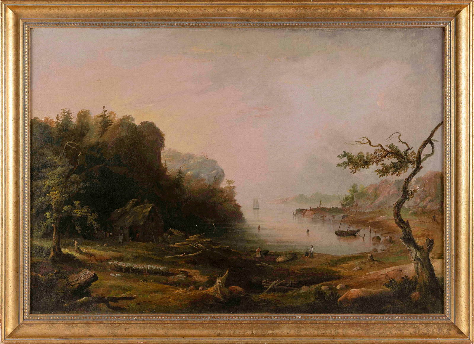 Attributed To Charles Codman (maine/massachusetts, 1800-1842), Cove ...