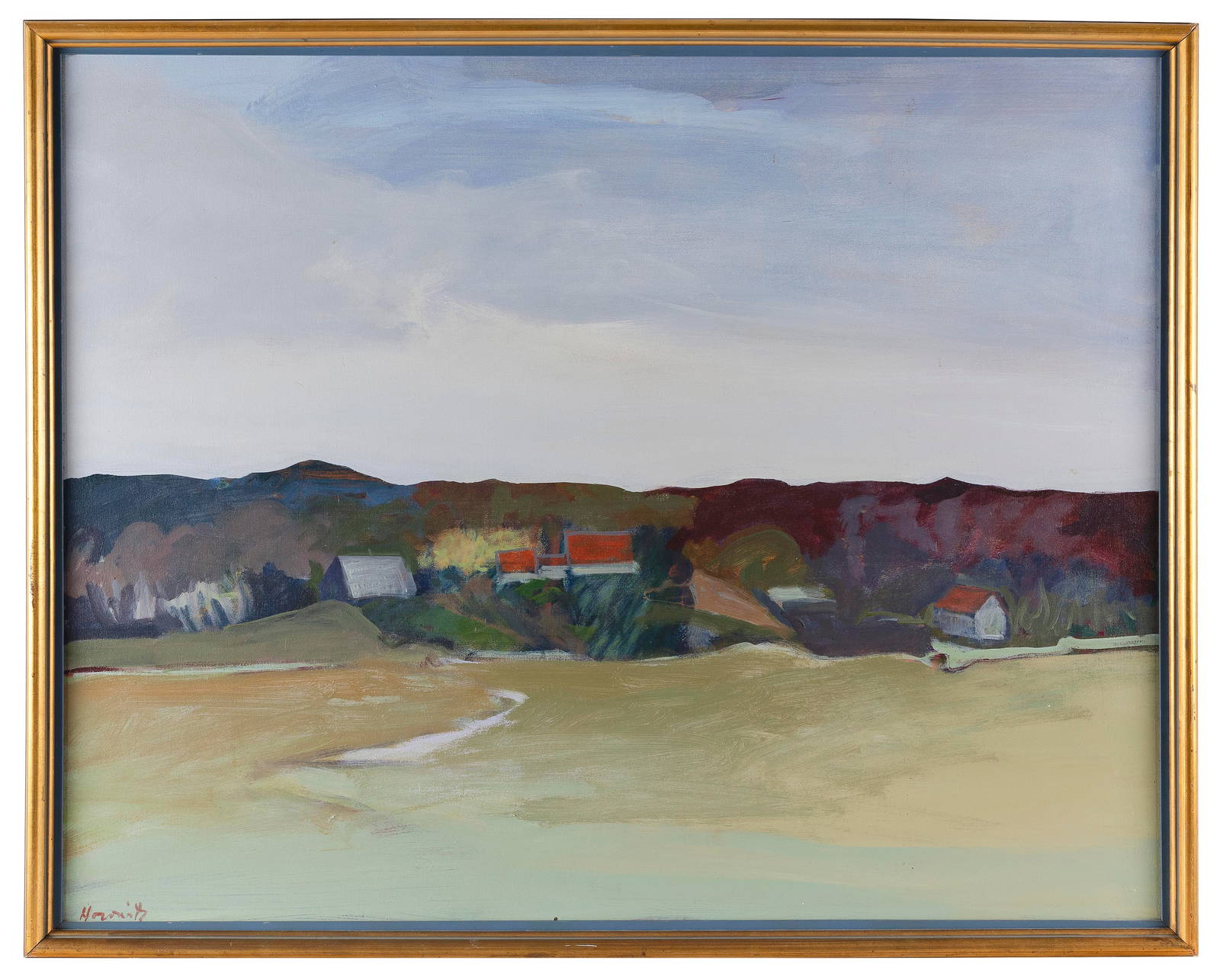 Brenda Horowitz (massachusetts, 1932-), "pamet, Truro Hills And River ...