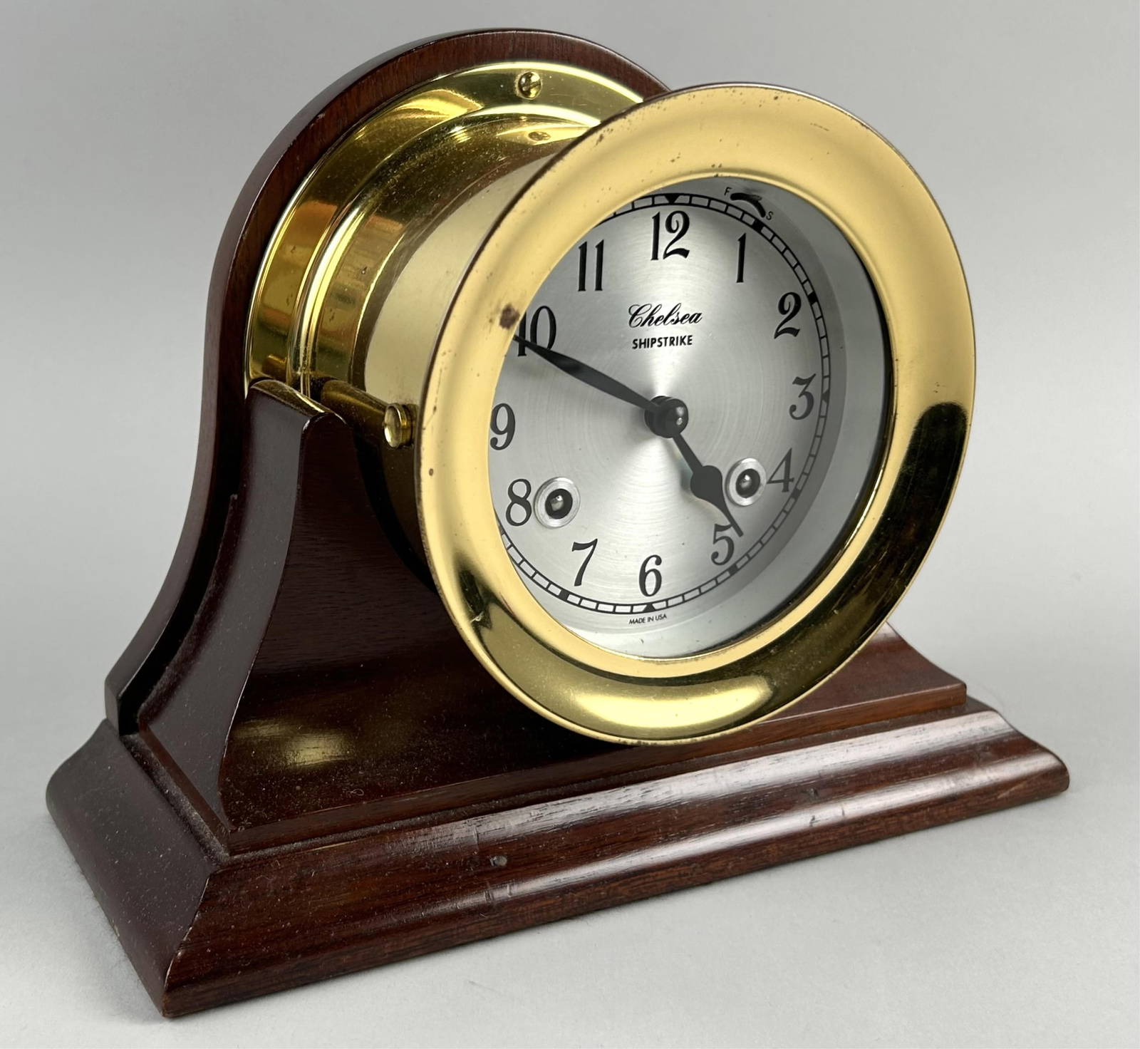 Chelsea Clock Co. Shipstrike Clock With Stand Late 20th Century Height ...