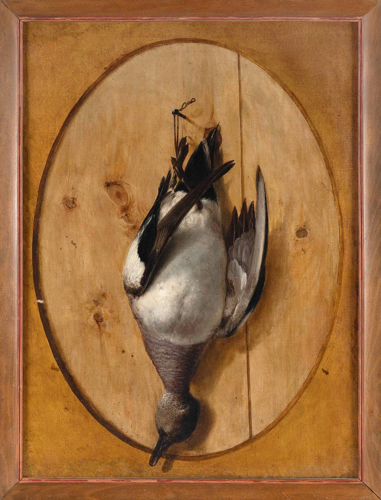 American School (19th Century,), Nature Morte Of Hanging Fowl., Oil On ...