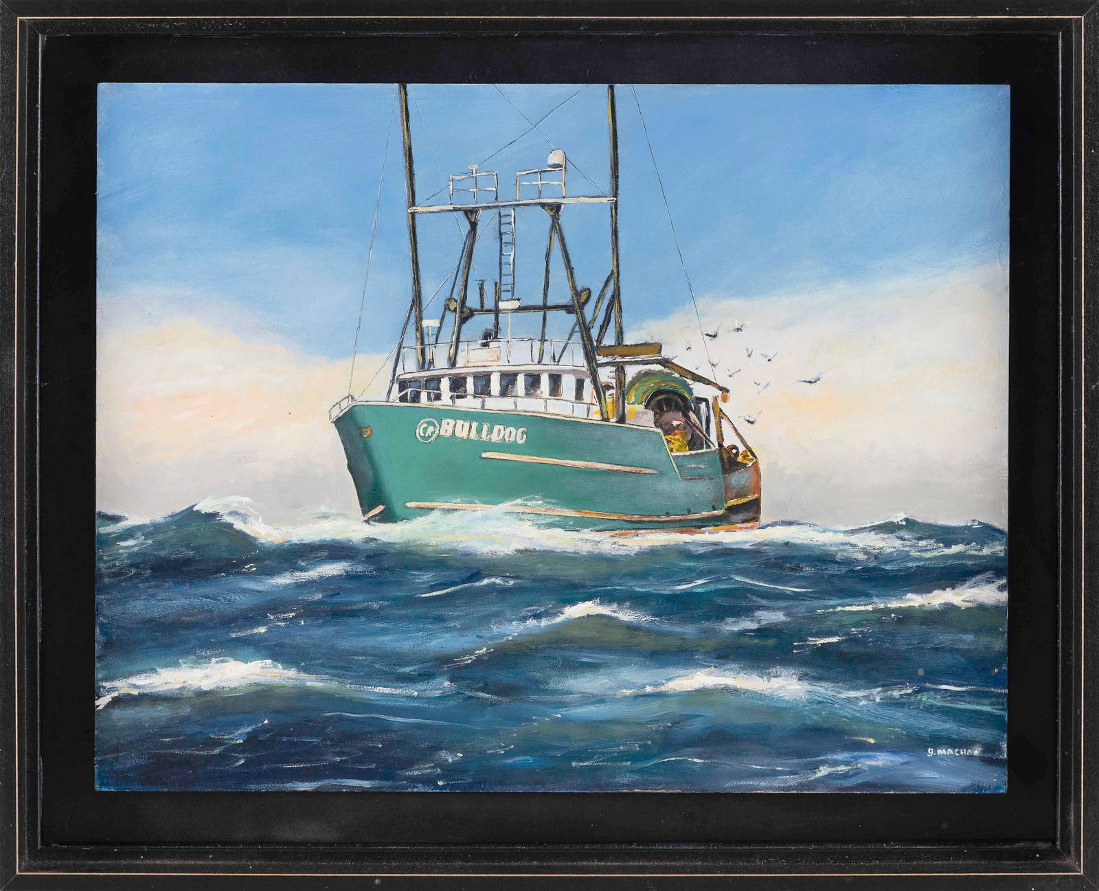 George Machon (massachusetts, Contemporary), "fishing Vessle [sic ...