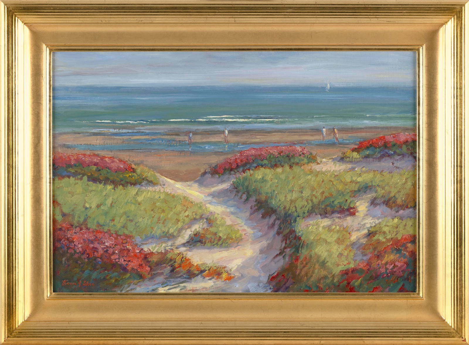 Kevin J. Shea (massachusetts, Contemporary), "crimson Coast And Tidal ...