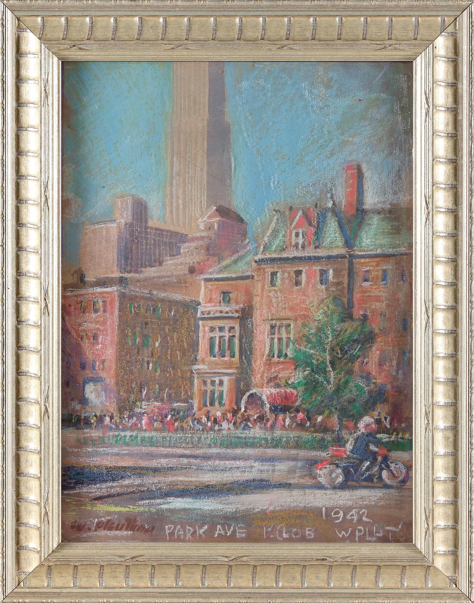 Walter Karl Pleuthner (new York, 1885-1970), "park Ave P. Club"., Mixed ...