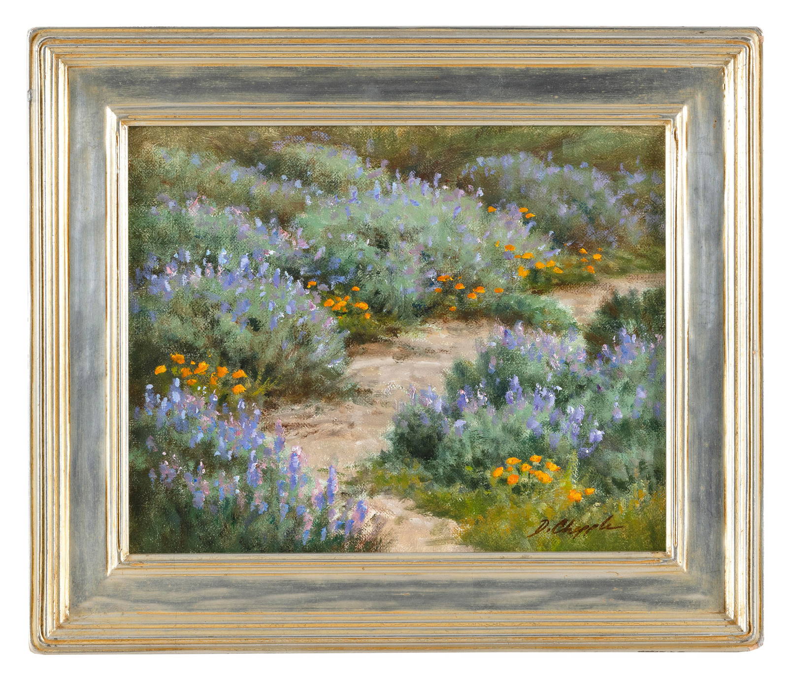 David Chapple (california, 1947-), "monterey Dunes"., Oil On Canvas ...