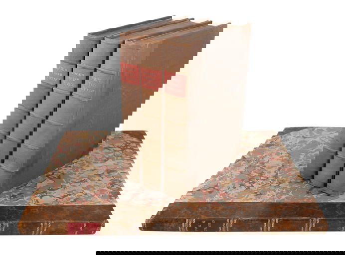 Captain Cook's Third Voyage In Three Volumes, Plus Atlas Folio 12" X 9. ...