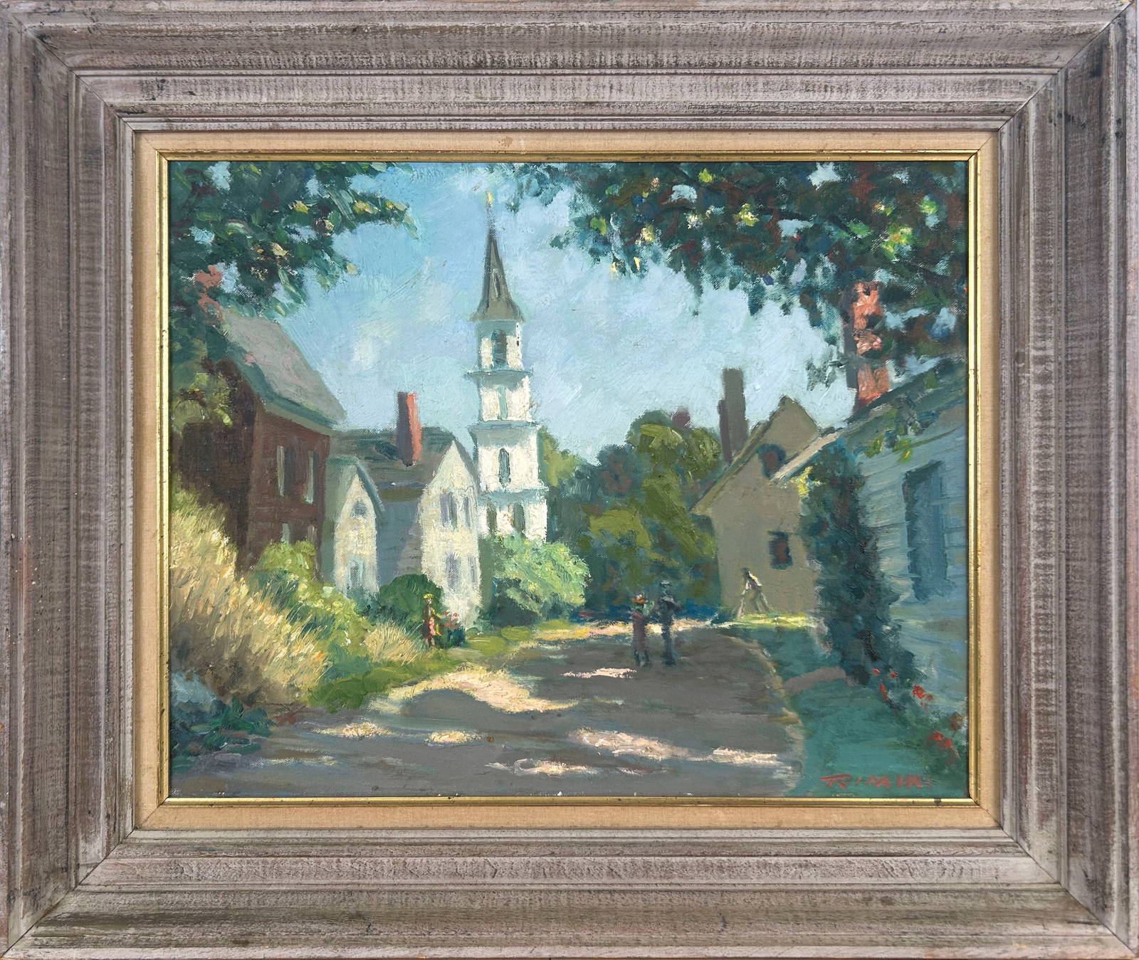 Joseph Rimini (america, 1920-2000), "cleaver Street, Rockport, Mass ...